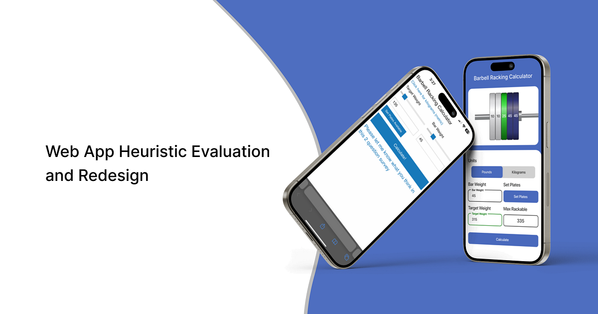 Web App Heuristic Evaluation Redesign — A UX design case study | by ...