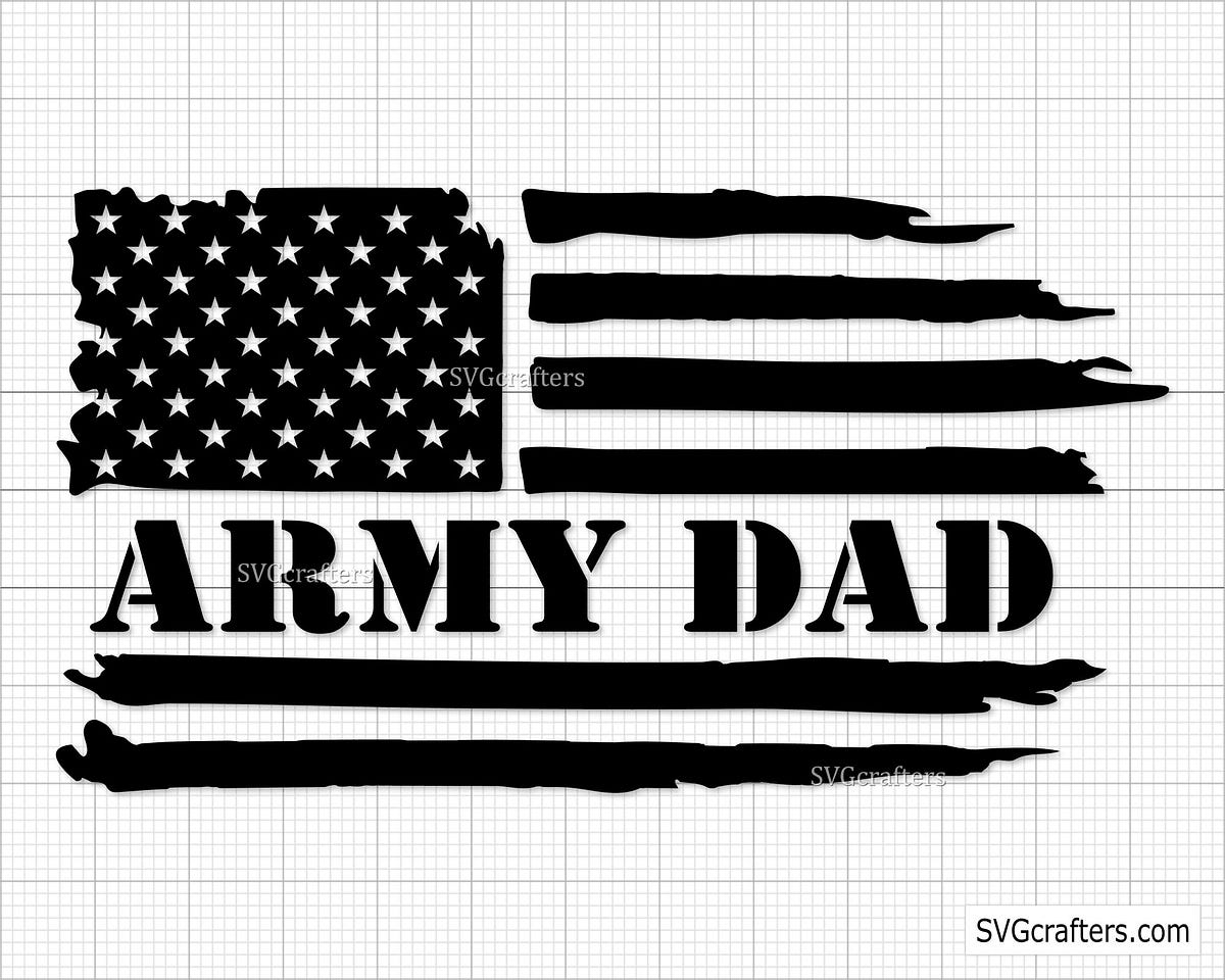 Army Dad Svg Png, army svg, military svg, proud army dad svg, veteran ...