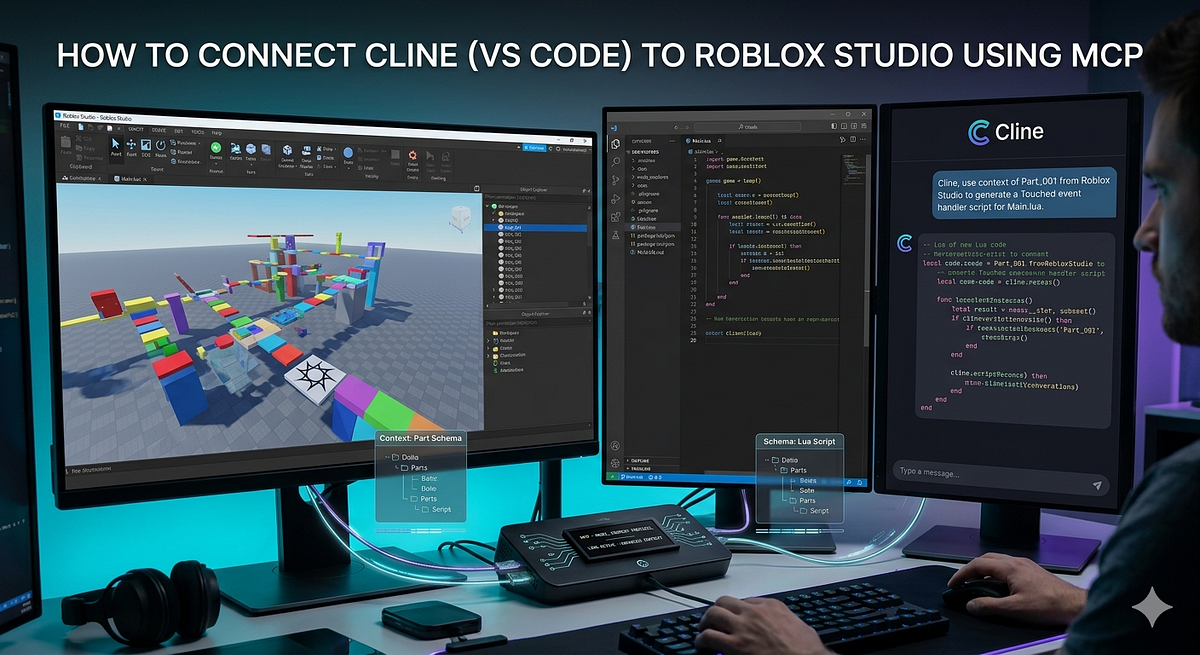 How to Connect Cline (VS Code) to Roblox Studio using MCP | by Yoga ...