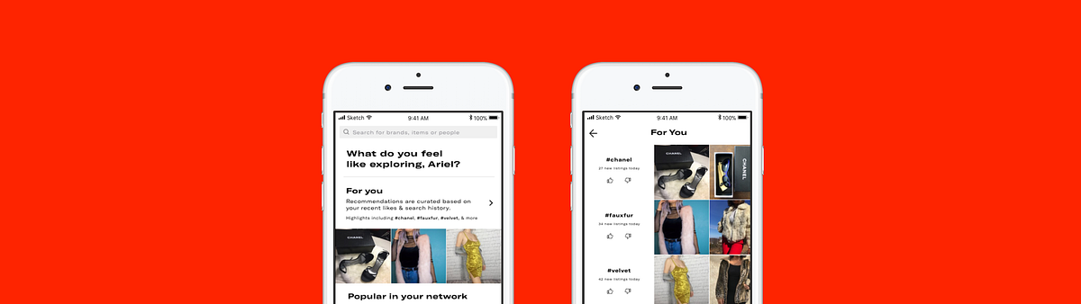 Depop Concept: Empowering the User to Define Their Own Exploration | by ...