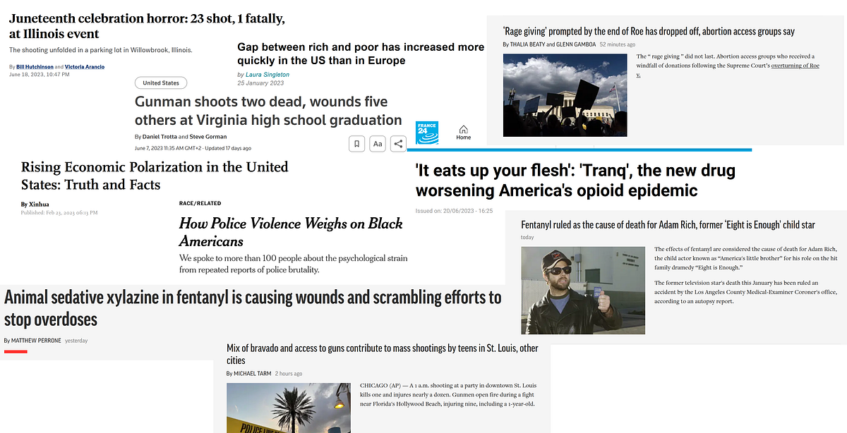 America Has An America Problem. America is under siege — from itself. I ...