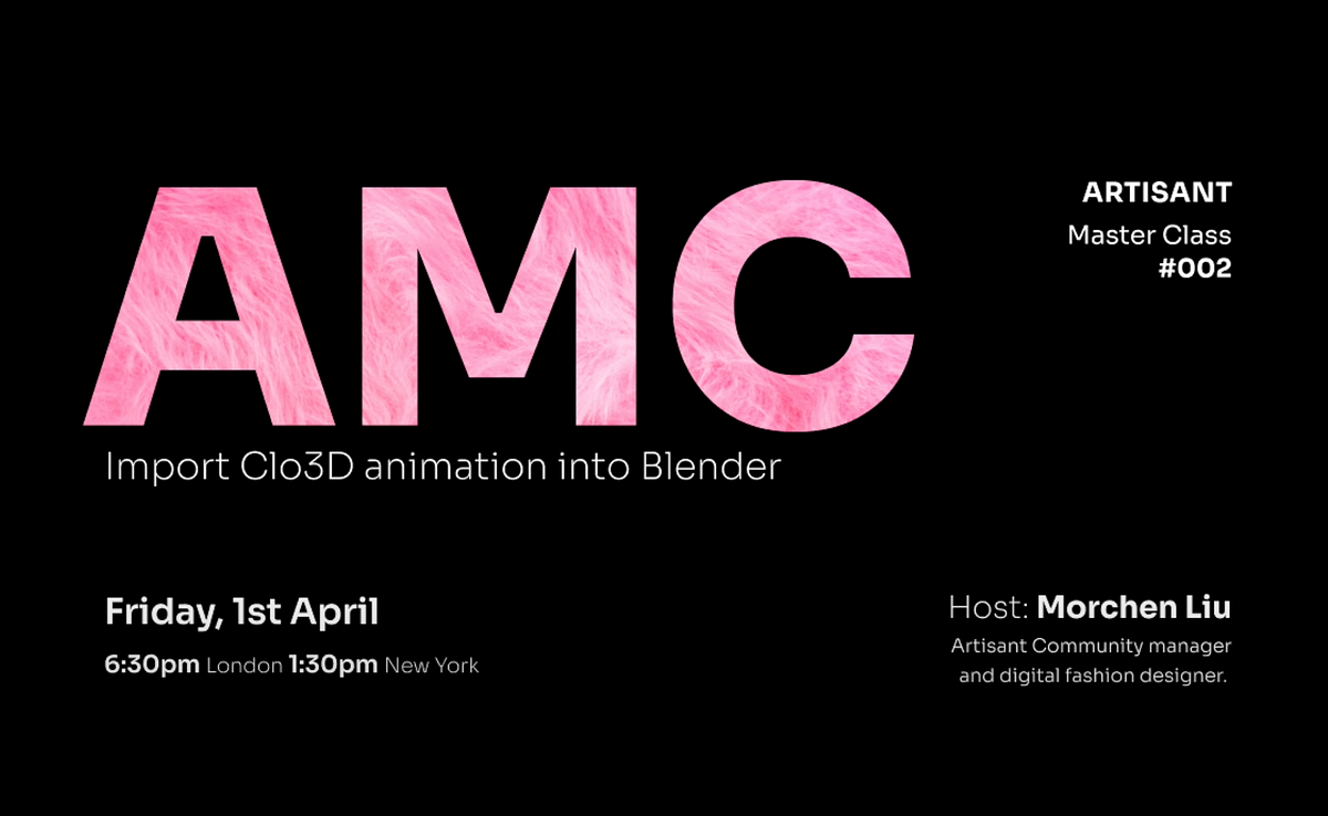 [AMC] Artisant Master Class #2 Import CLO3D Animation to Blender | by ...