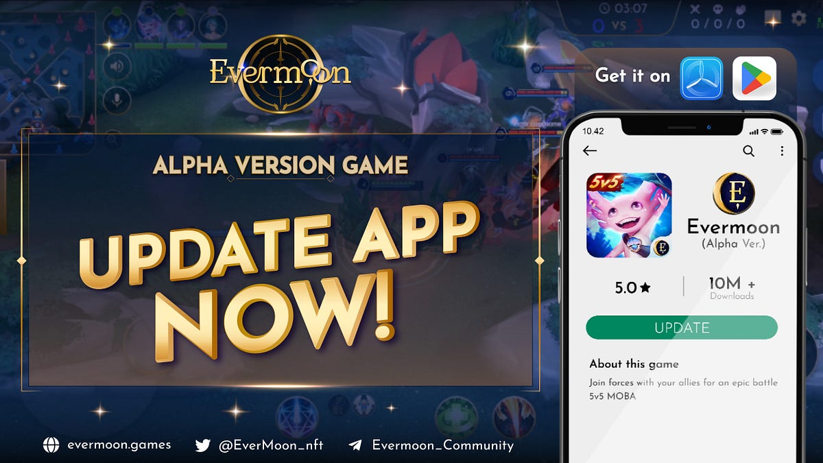 Update Evermoon (Alpha Ver.) App Now ! | by Evermoon | Medium