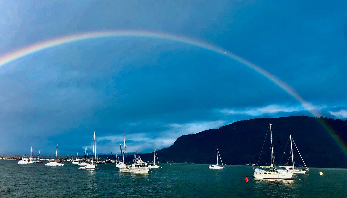 A Future Like a Rainbow. Rising above an uncertain sea | by Catherine ...