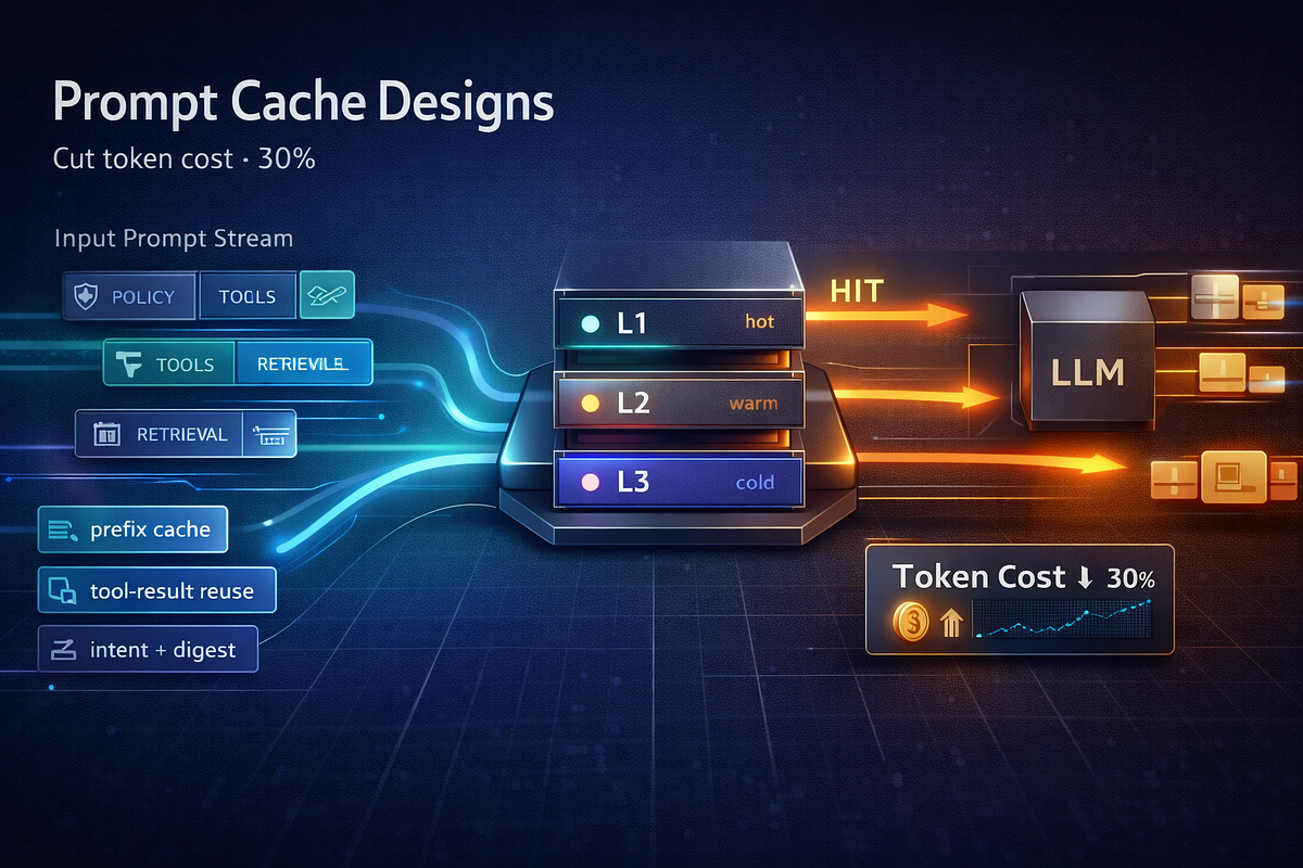 5 Prompt-Cache Designs That Slash Token Costs | by Praxen | Dec, 2025 ...