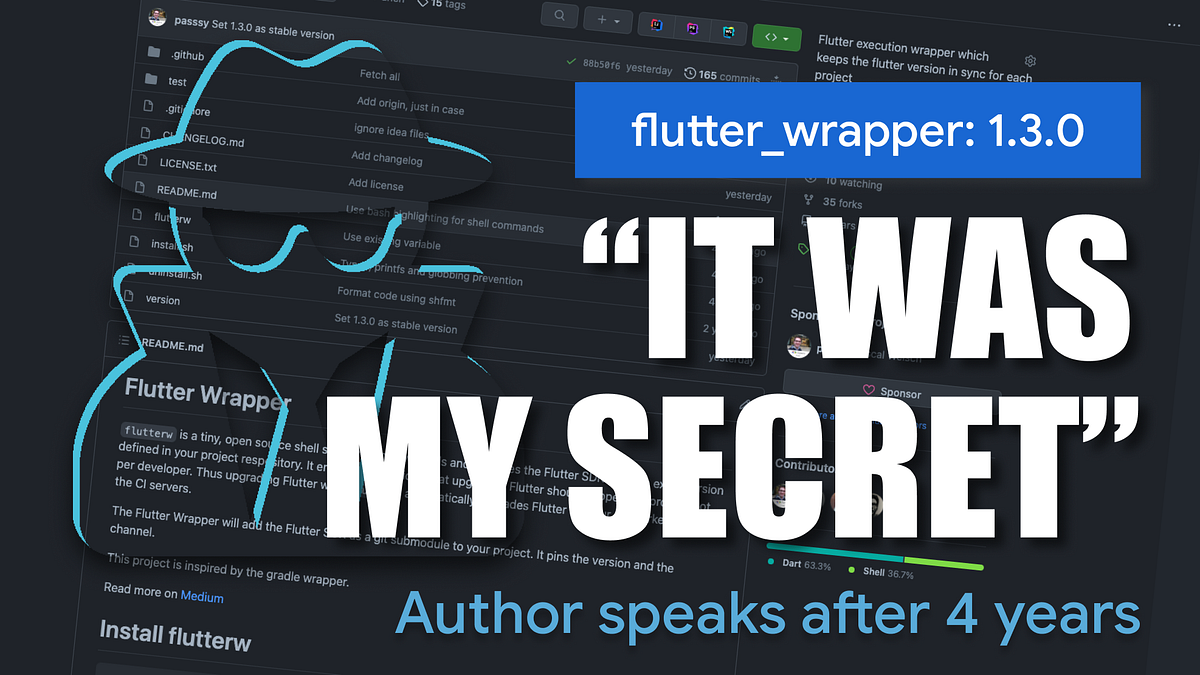 Author of flutter_wrapper reveals his dirty secret | by passsy | Medium