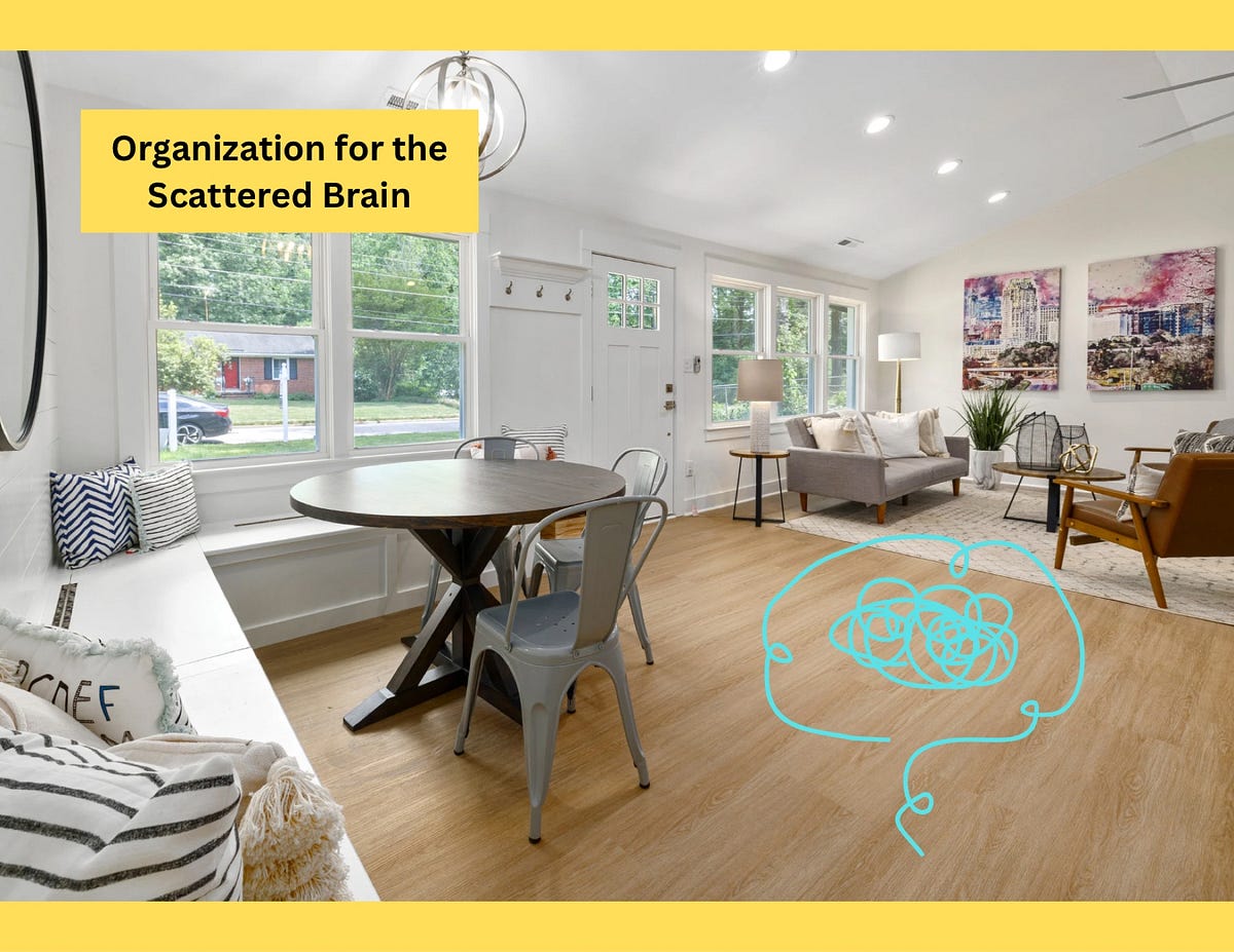 Organization for the Scattered Brain | by Monica - Will Write for ...
