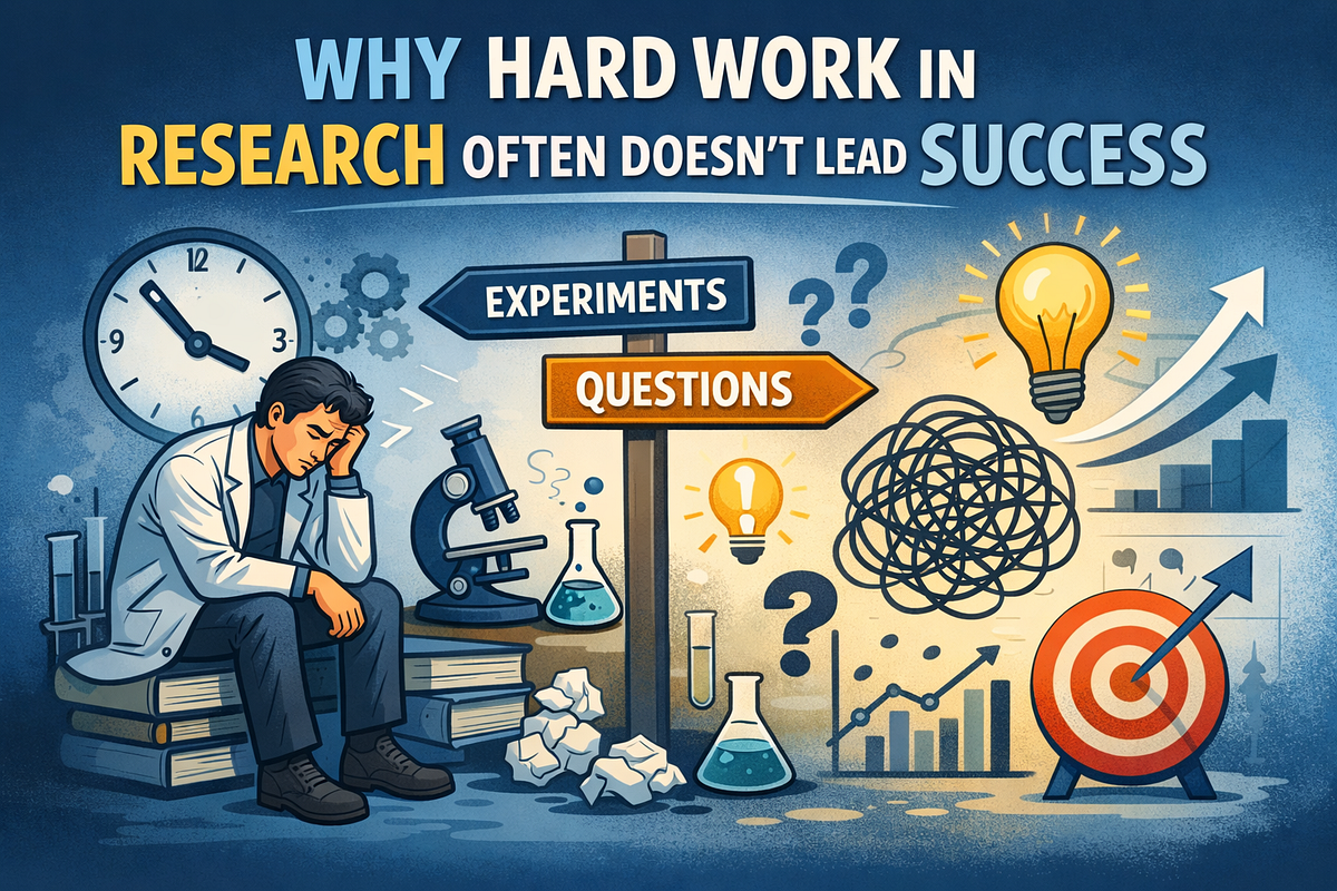 Why Hard Work in Research Often Doesn’t Lead to Success | by Myyeh ...