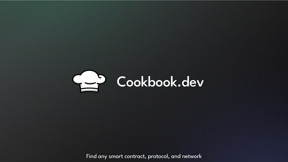 Find any Smart Contract With Cookbook.dev | by Lazar | Medium