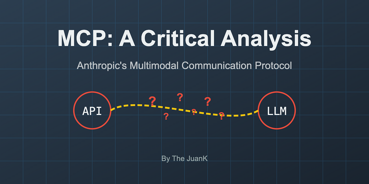 Notes on MCP. Thoughts on Anthropic’s MCP 对Anthropic… | by cheng zhang ...