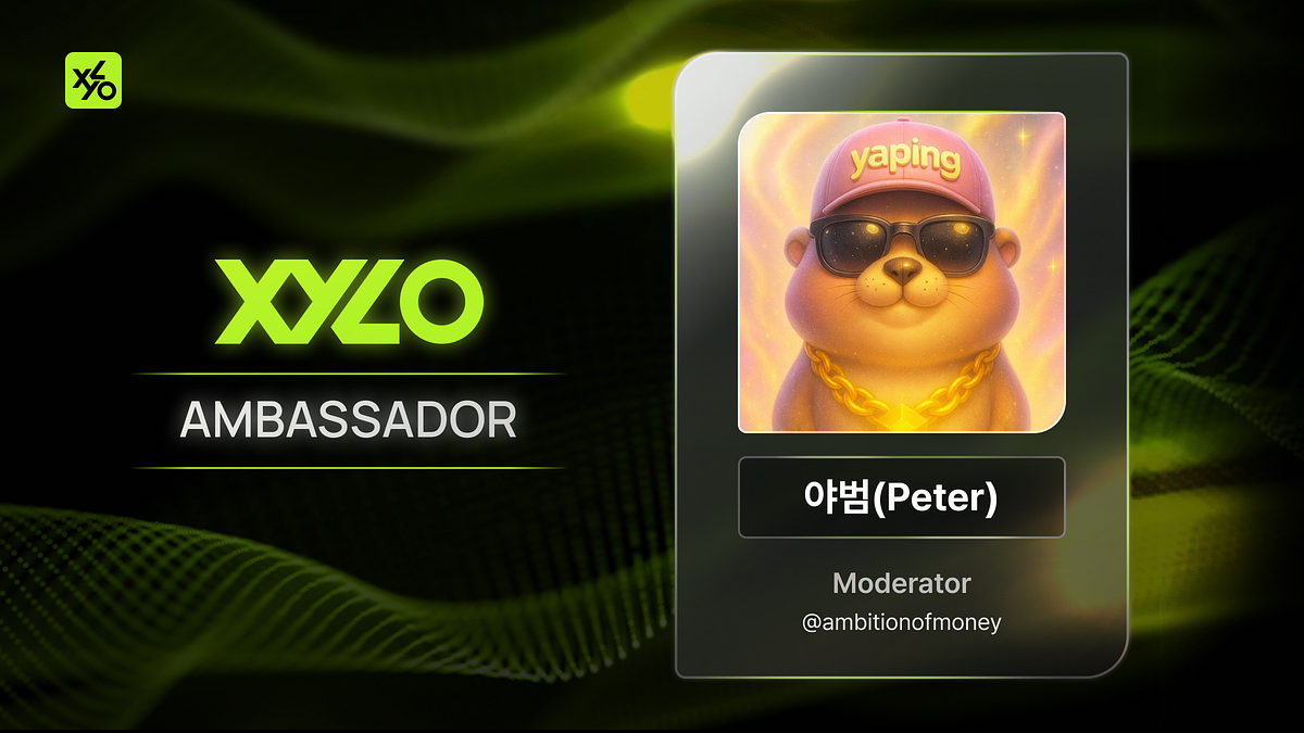 Introducing Our First XYLO Ambassador — 야범(Peter)! - official_xylo - Medium
