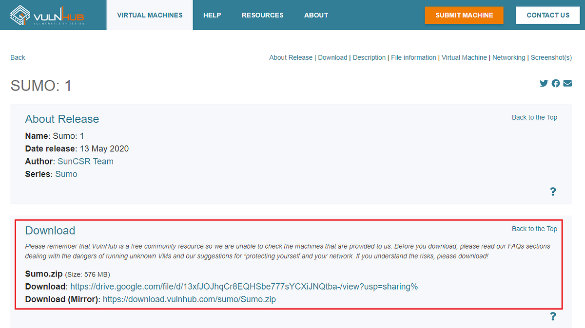 SUMO: 1. SUMO: 1 — VulnHub | by İlteriş Kaan PEHLİVAN | Medium