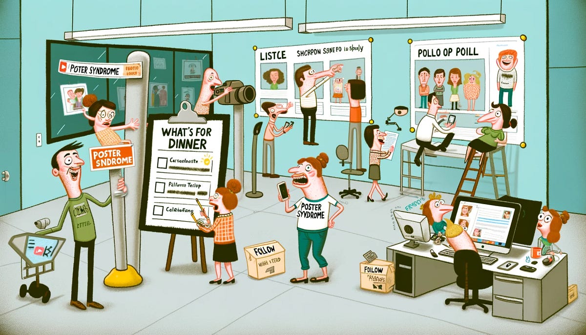P.S. It is Real — Poster Syndrome | by Brian Monahan | Feb, 2024 | Medium