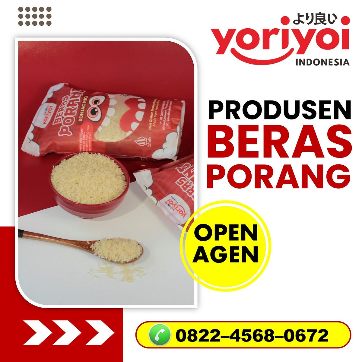 Hub 0822–4568–0672, Kandungan Kalori Beras Porang - Beras Diet Yoriyoi | Medium