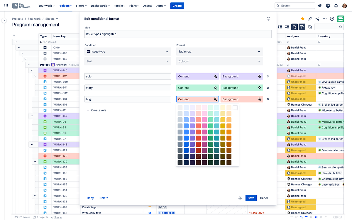 Conditional formatting lets your Jira issues and fields stand out ...