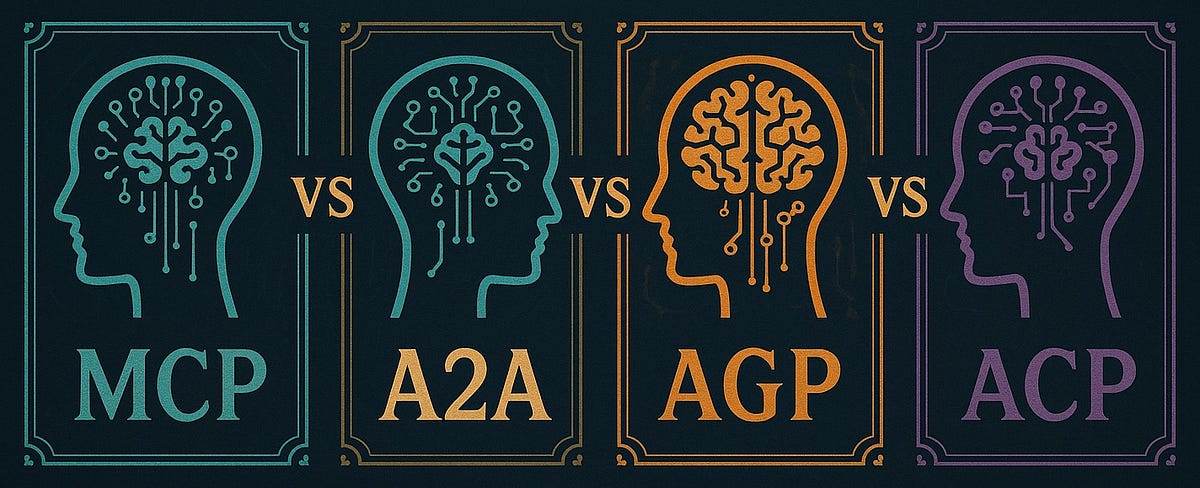 AI Protocols : MCP vs A2A vs AGP vs ACP | by AI Miner | Medium