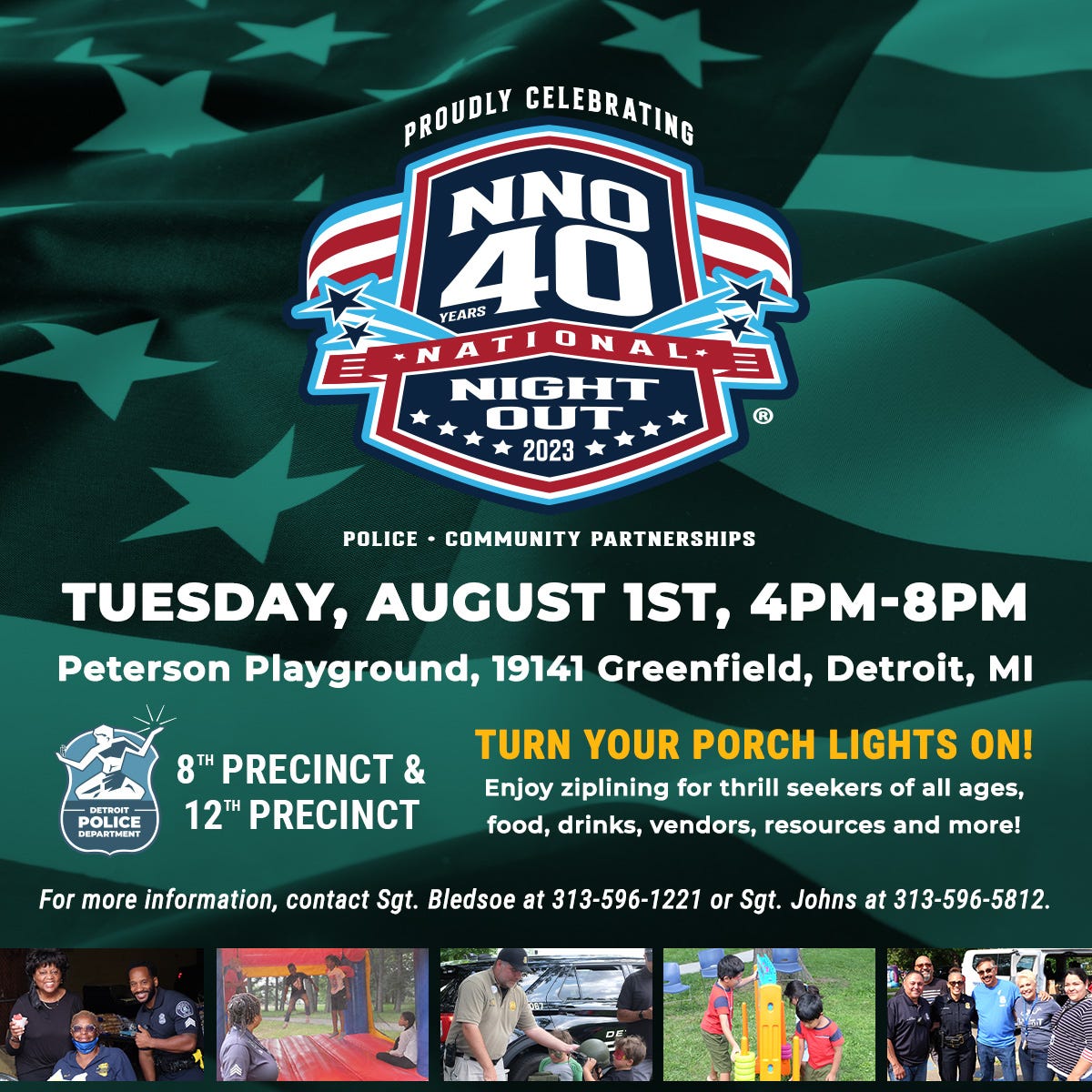 National Night Out Sponsored by the 8th precinct and 12th Precinct ...