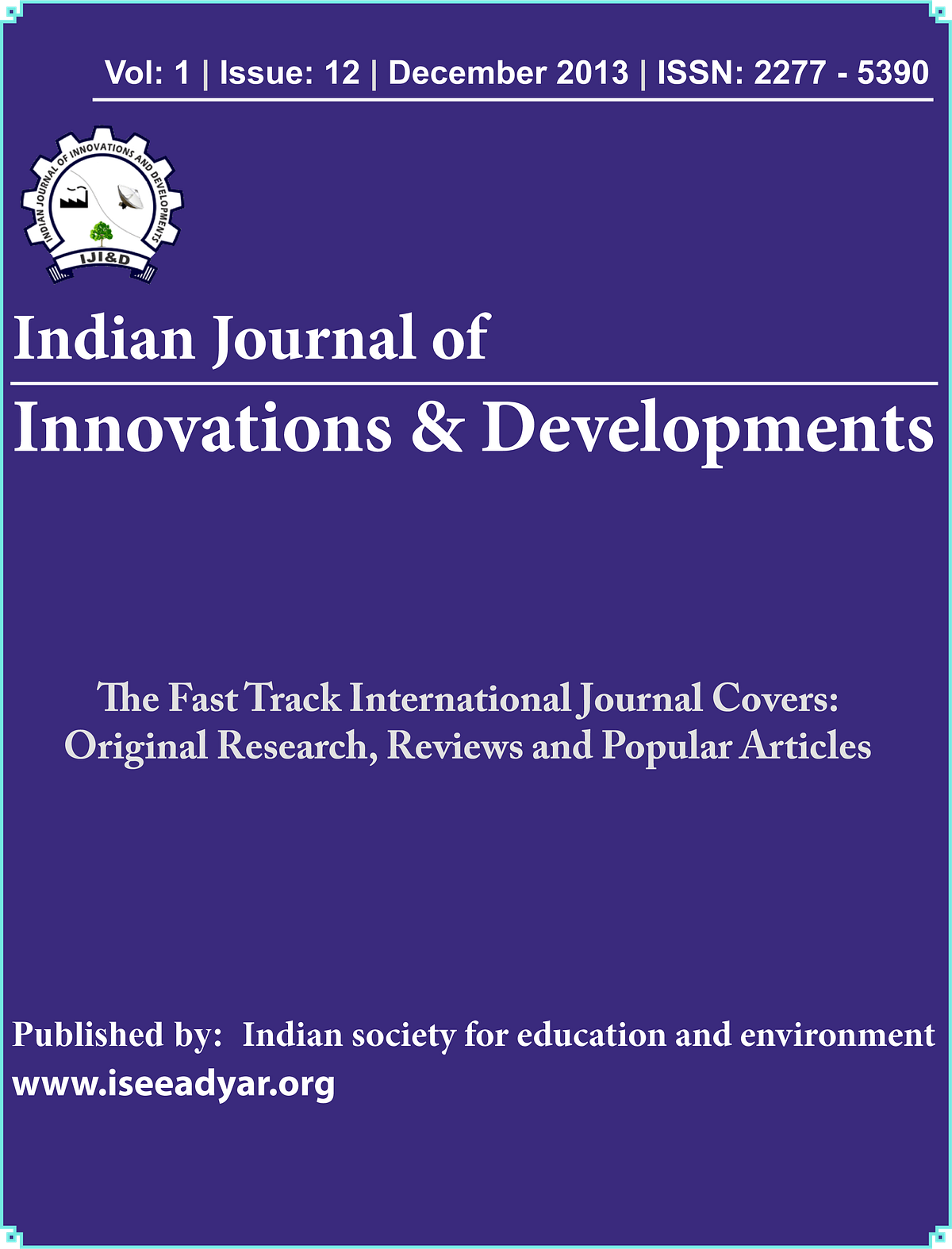 SciArchives | Indian journal of innovations and developments | by ...