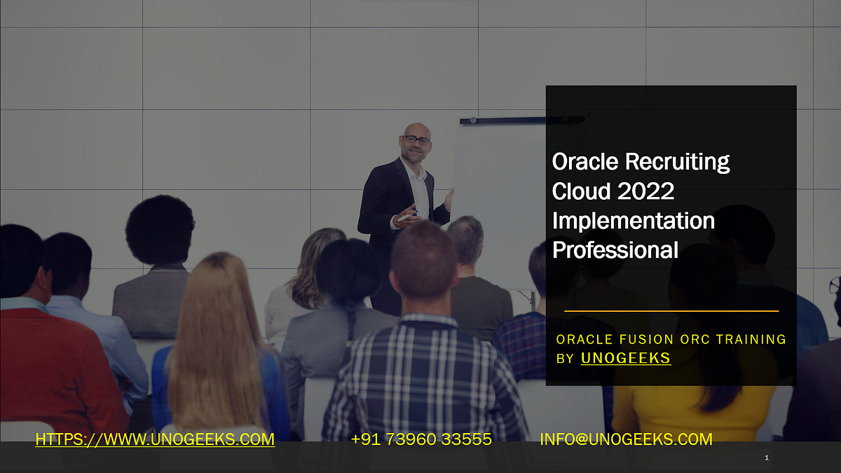 Oracle Recruiting Cloud 2022 Implementation Professional | by Shiva Yarlagadda | Medium