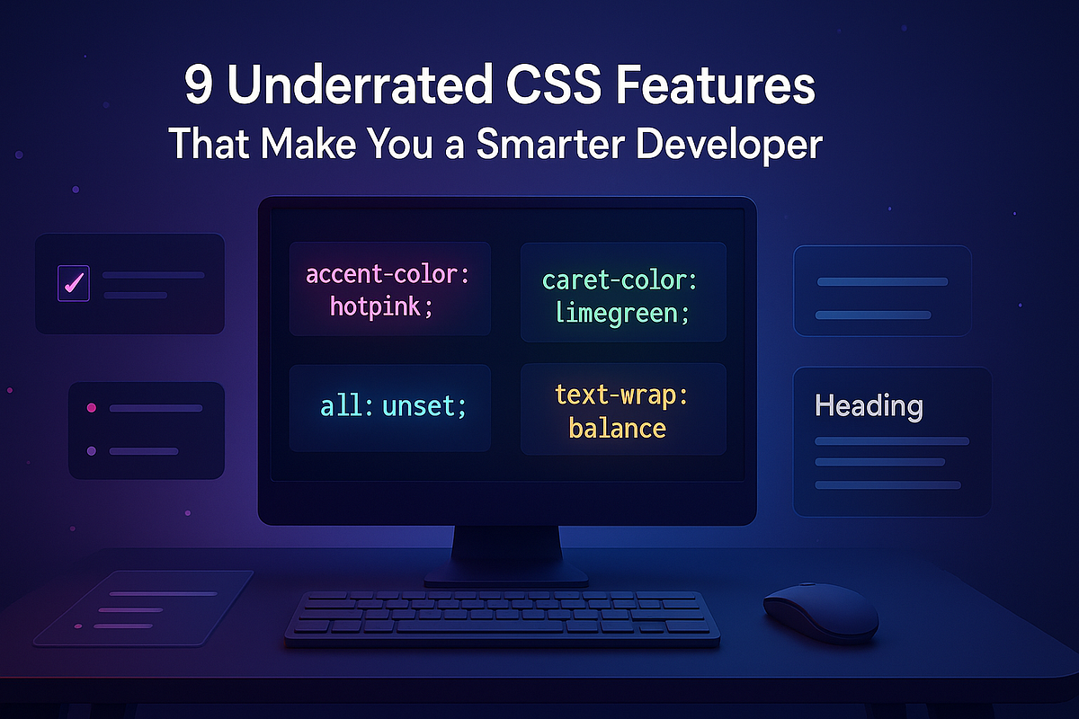 9 Underrated CSS Features That Make You a Smarter Developer | by Let's Code Future | Let’s Code ...