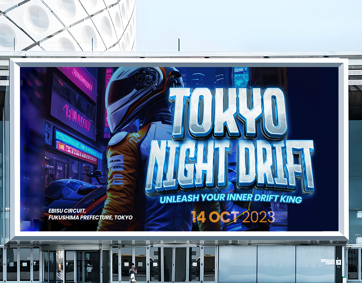 Tokyo Night Drift 2023 Wrapped! - DRIFTSYNC Racing Vendor - Medium