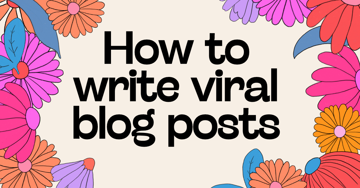 How to Write Viral Blog Content Using 2 Super Simple Formulas | by ...