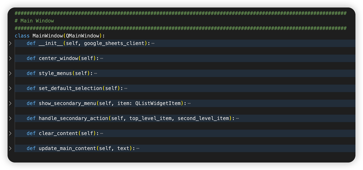 How to Build an Online Database APP by Python, PySide6 and Google Sheets (2): Main Window | by ...