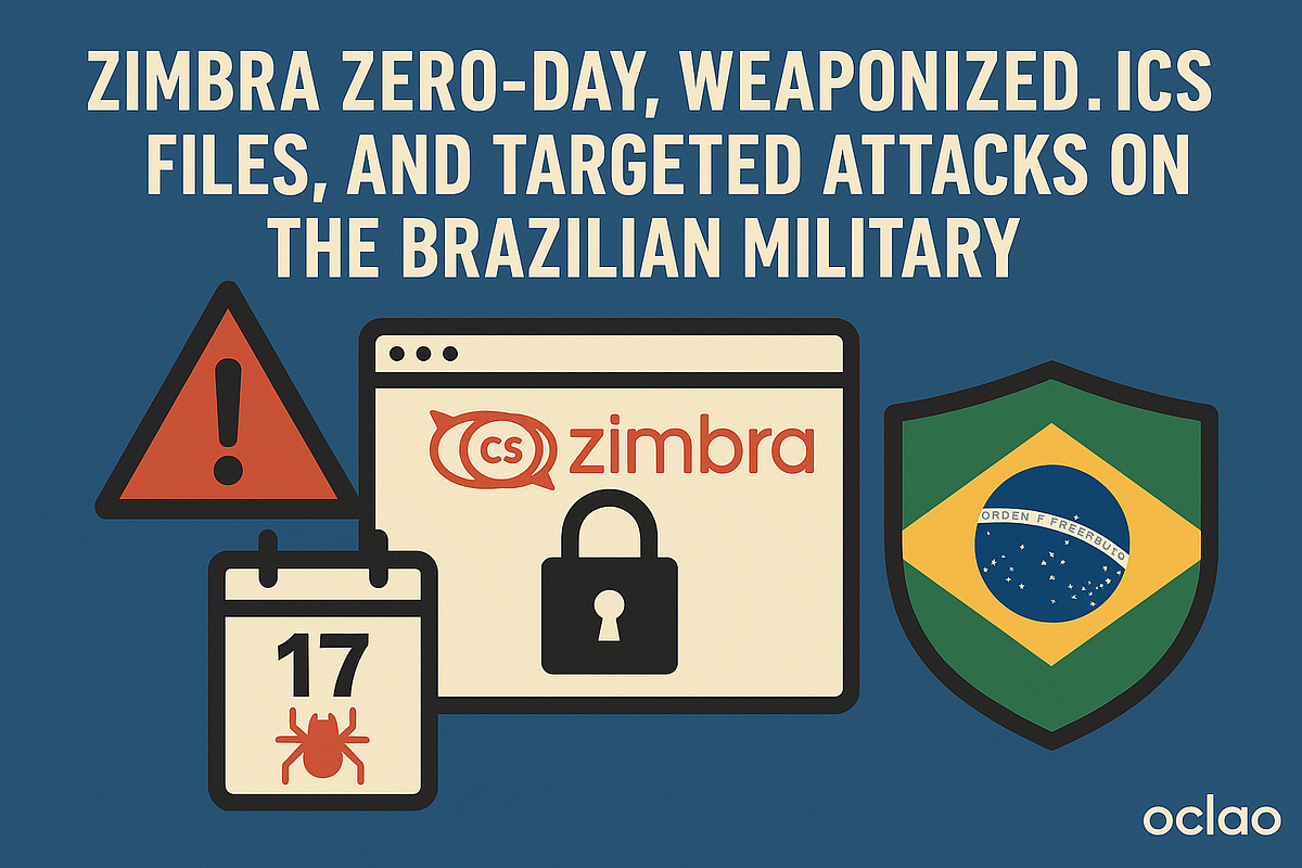 Zimbra Zero-Day, Weaponized .ICS Files, and Targeted Attacks on the ...