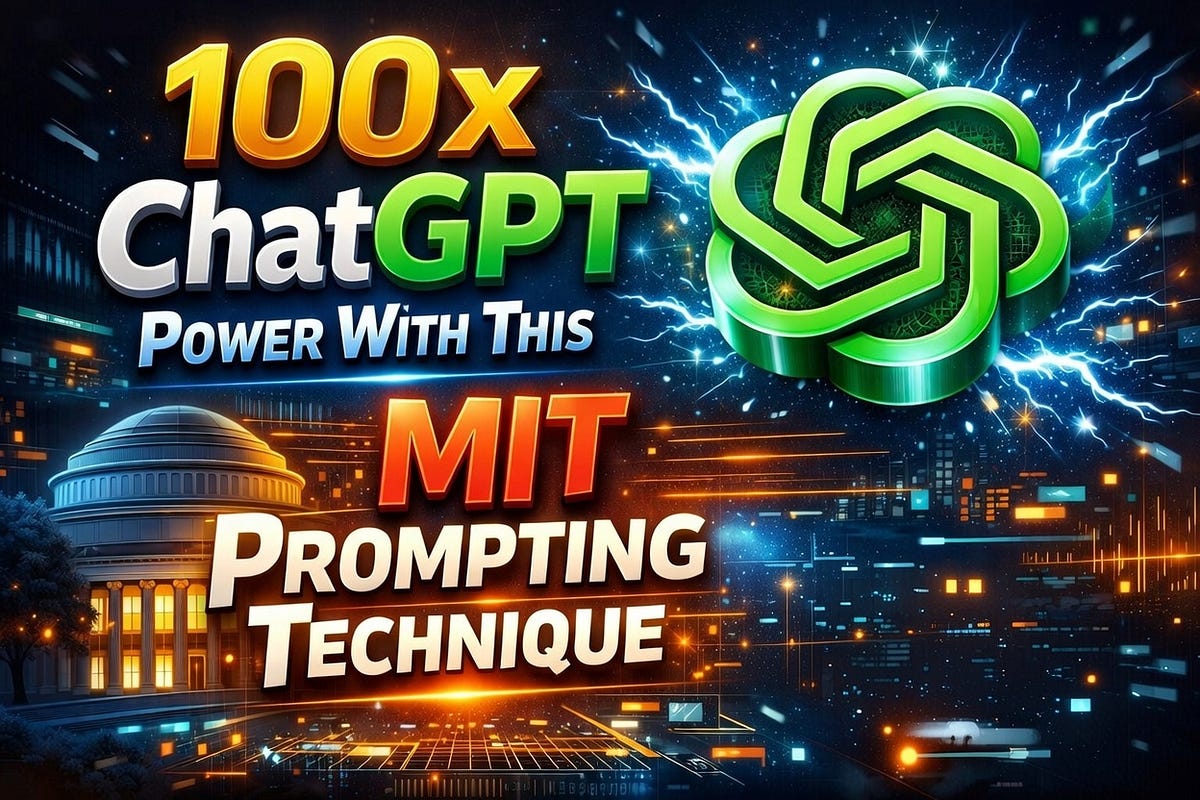 100× ChatGPT Power With This MIT Prompting Technique | by Artificial ...