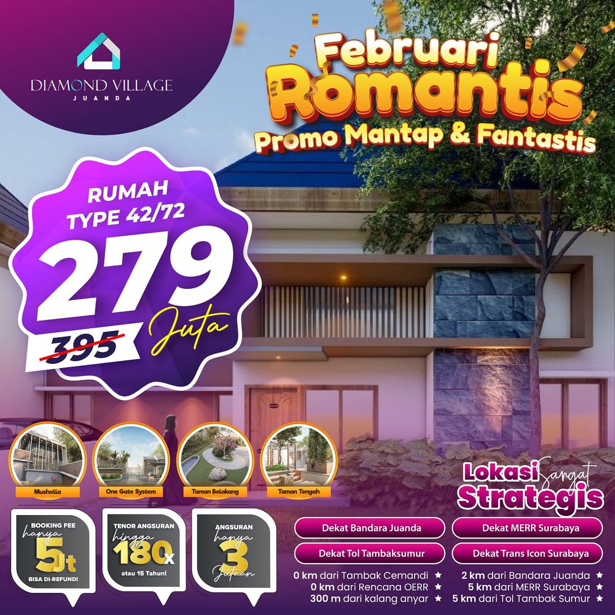 Terlengkap, WA 0823–3511–9990, Rumah Di Sidoarjo Fasilitas Terlengkap Hanya 200 Juta-an | by ...