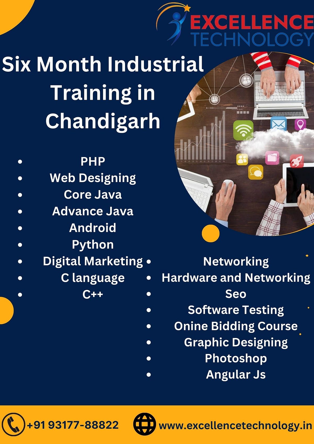 Six Month Industrial Training in Chandigarh:- | by Excellence ...