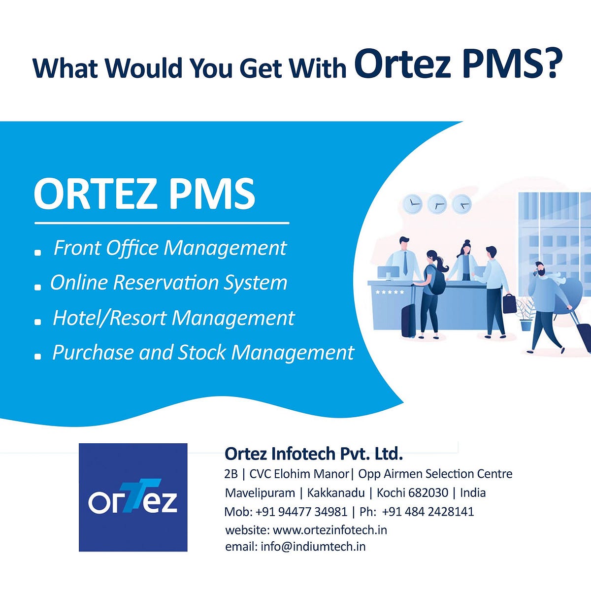 ORTEZ PMS hotel management software in India - Ortez Infotech Private ...