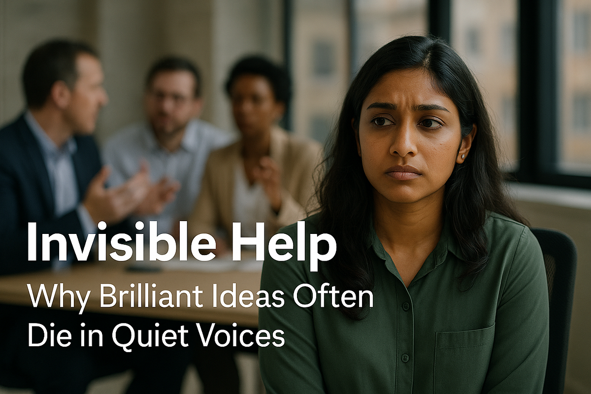 Invisible Help: Why Brilliant Ideas Often Die in Quiet Voices | by ...