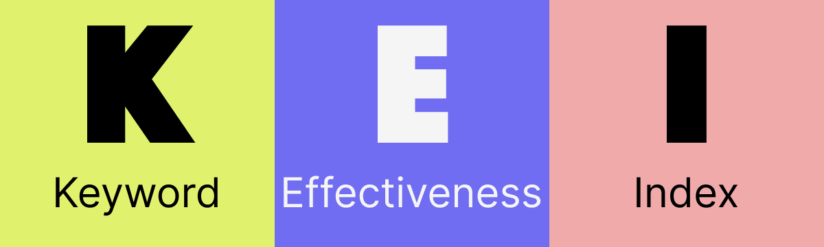 What is KEI (Keyword Efficiency Index) in SEO? | by Madusanka ...