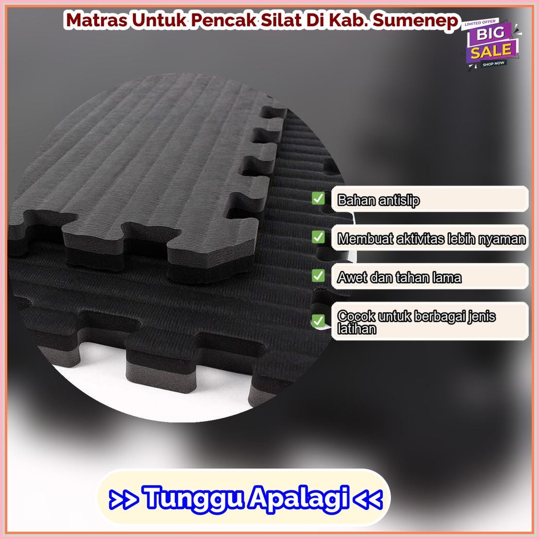 Matras Untuk Pencak Silat Di Kab Sumenep - Eva Mat Tebal - Medium