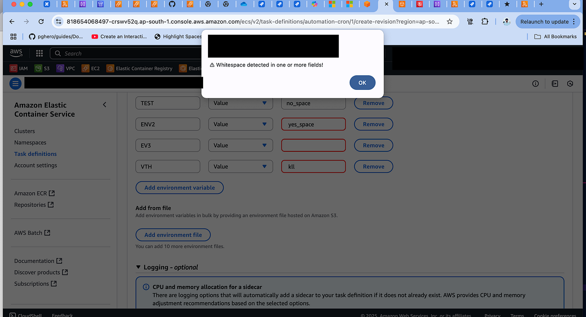 🛡️ Save Your Production from Invisible Traps: Highlighting Leading/Trailing Spaces in AWS ...