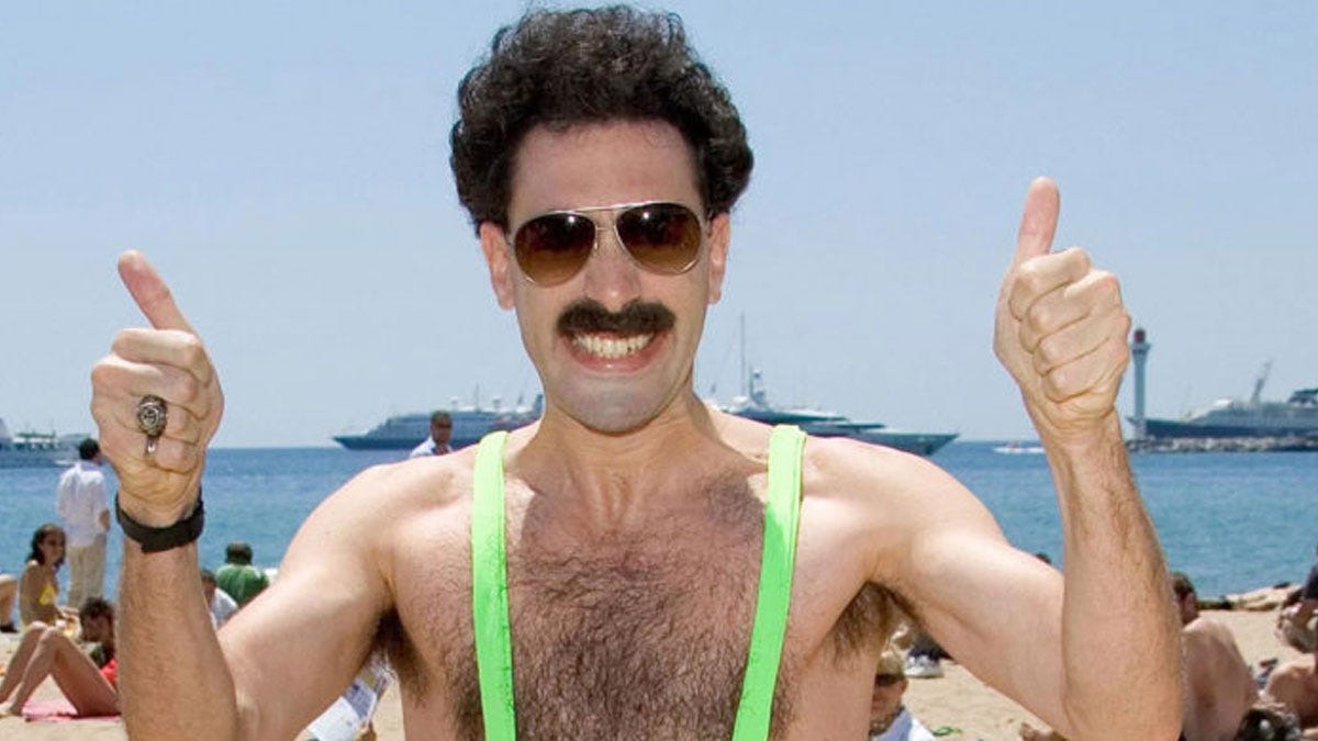 The Secret We’ve All Been Keeping: Borat is Hot | by Ashley Cimarolli ...