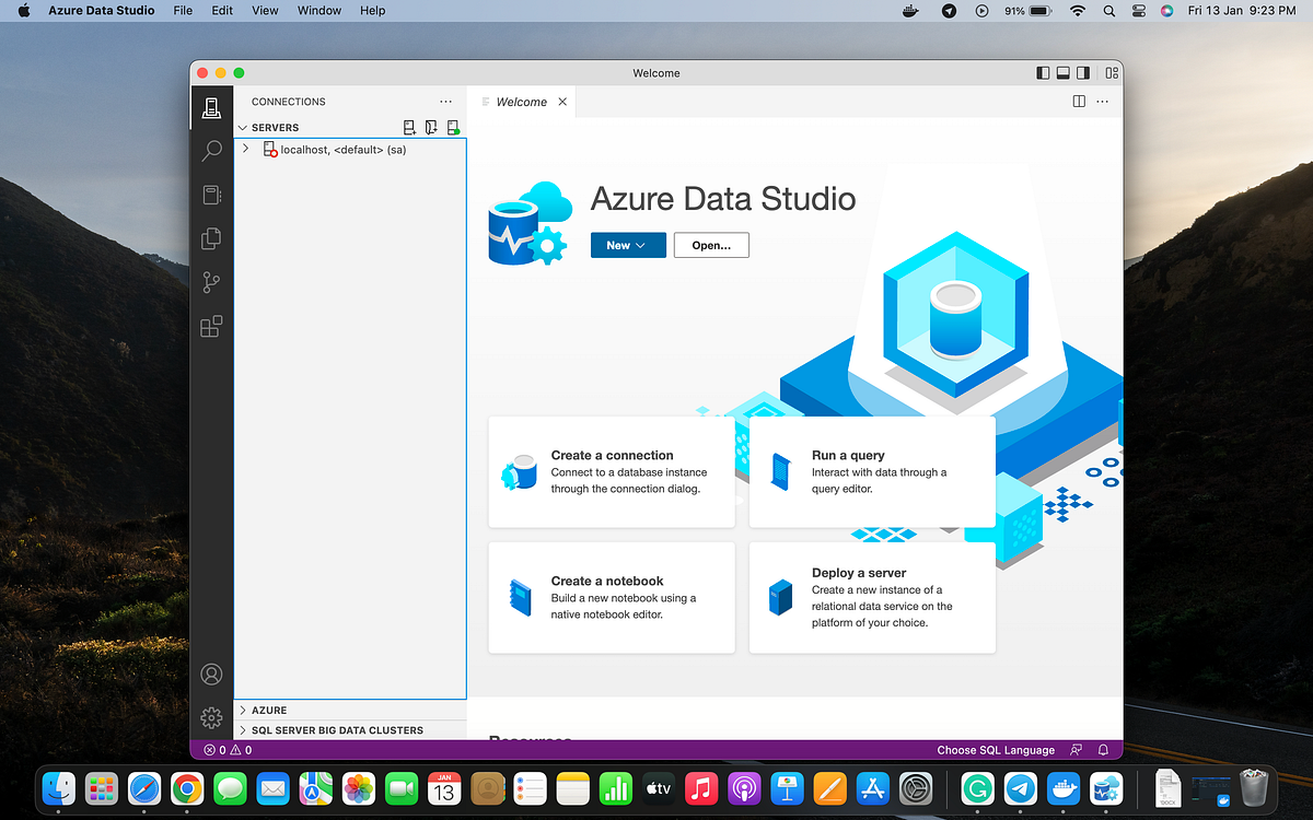 Accessing database using Azure Data Studio and MS SQL Server from Docker | by Renu Suresh | Medium