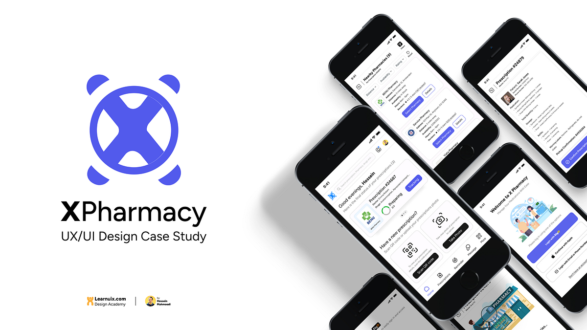 XPharmacy — Simplifying the Prescription Pickup Experience: A UX/UI ...