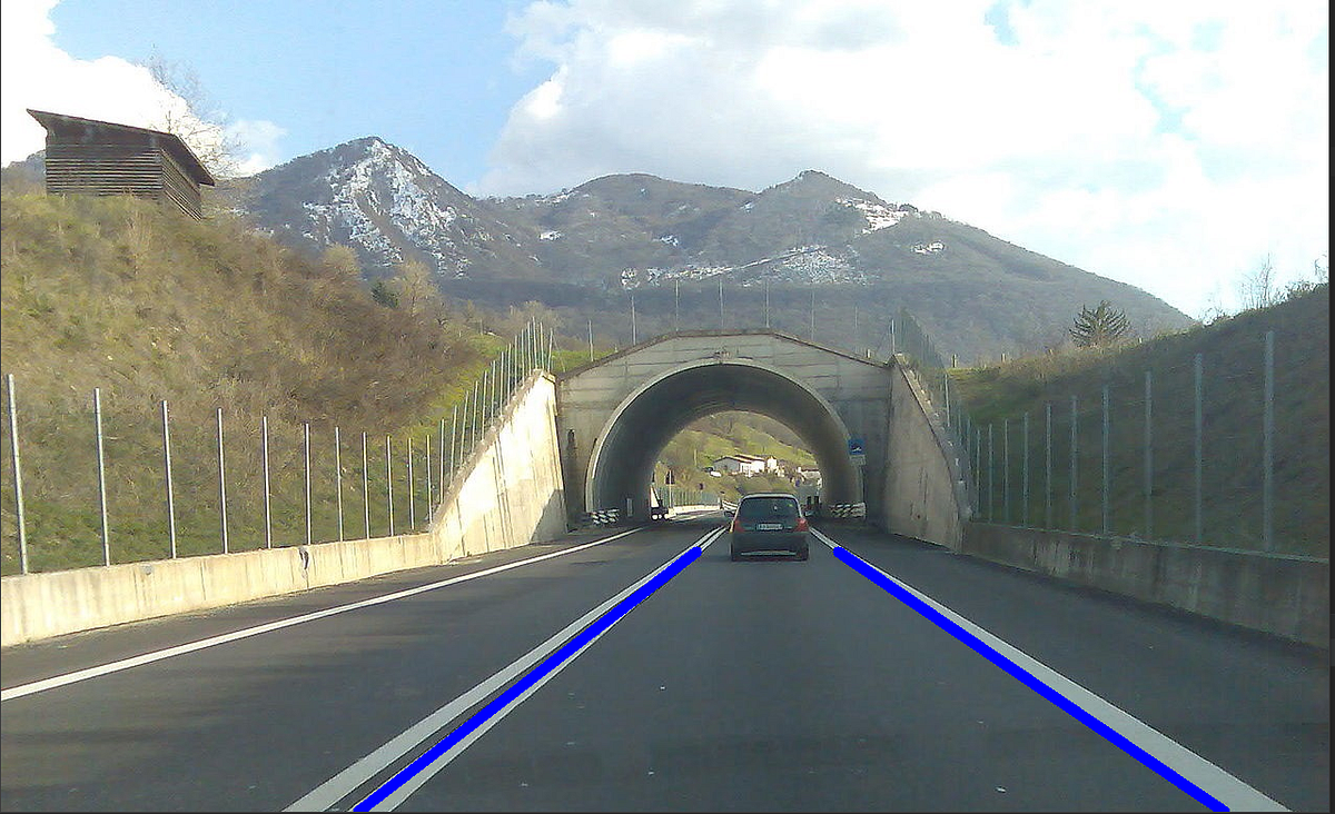 Lane detection for a self-driving car using OpenCV | by Dhruv Pandey ...