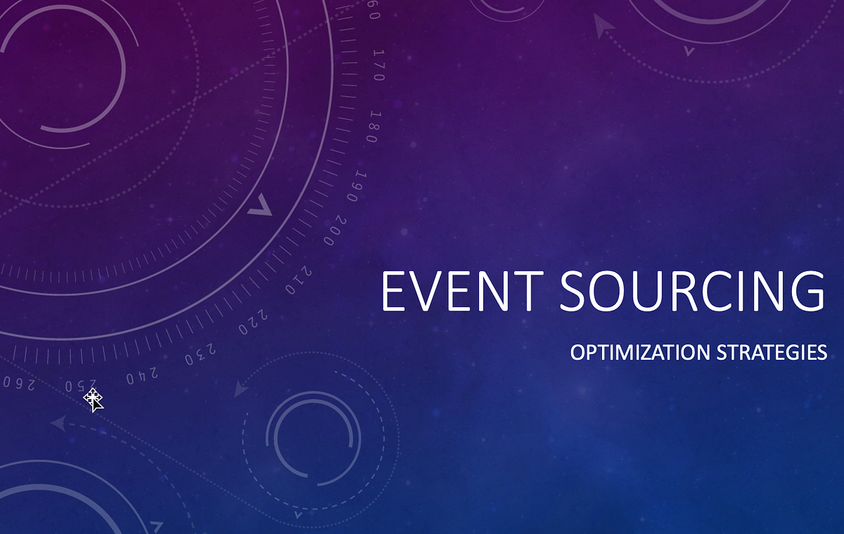 Optimizing Event Sourcing: Strategies for Optimal Outcomes | by Anil Gothal | Level Up Coding