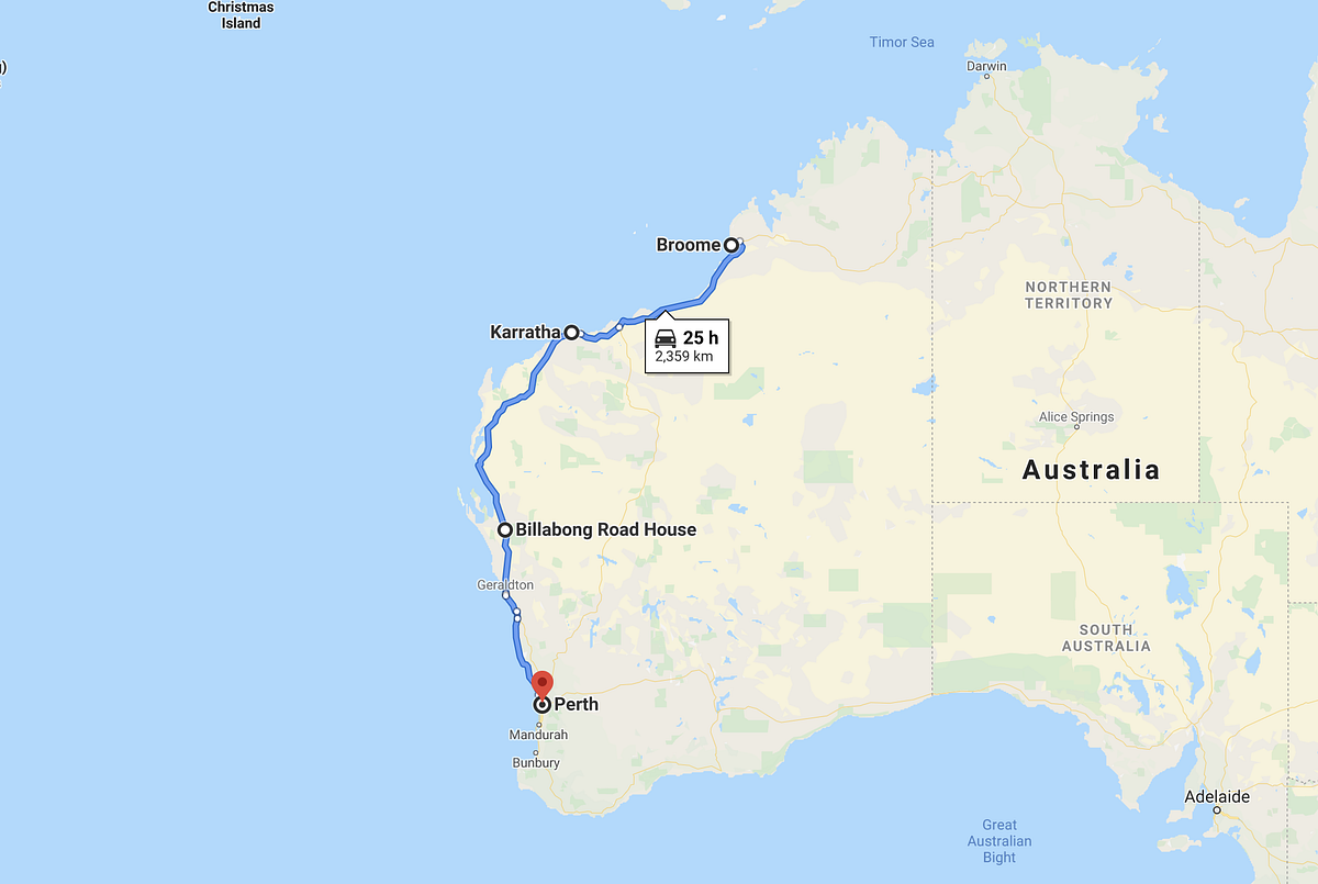 TeslaDrive AU — Broome to Perth. 3 days, 2400 km and some great… | by ...