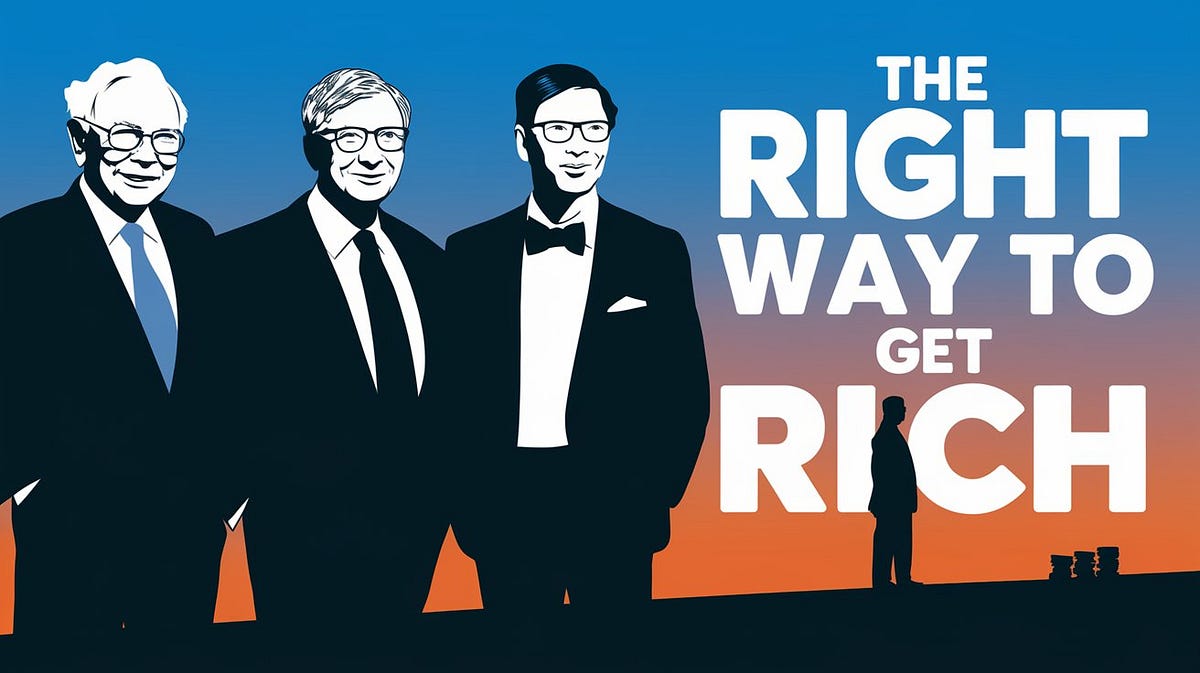 The Right Way to Get Rich | Billionaire Mindset & Psychology | by ...