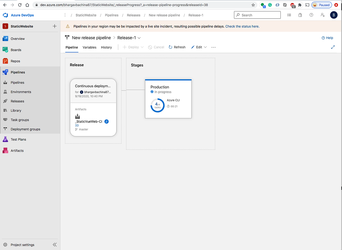 How To Build CI/CD For Static Vue.js App Using Azure DevOps | by ...