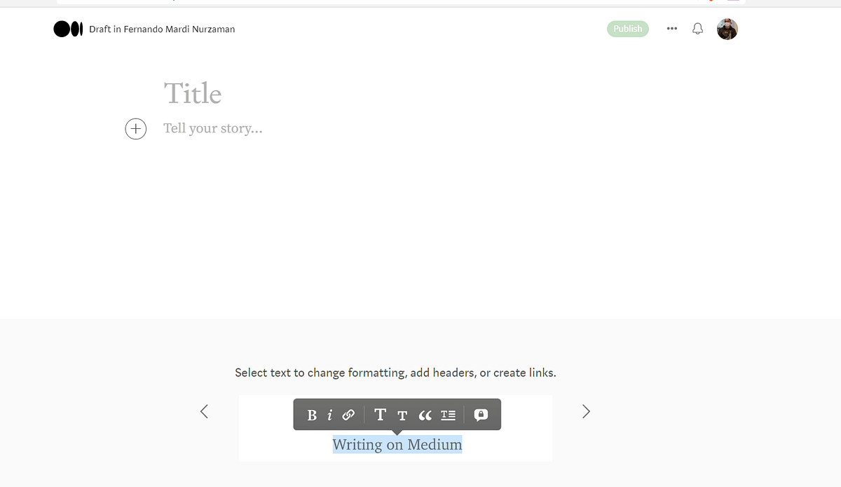 Cara Menulis Di medium. Sebelum masuk cara menulis di medium… | by ...