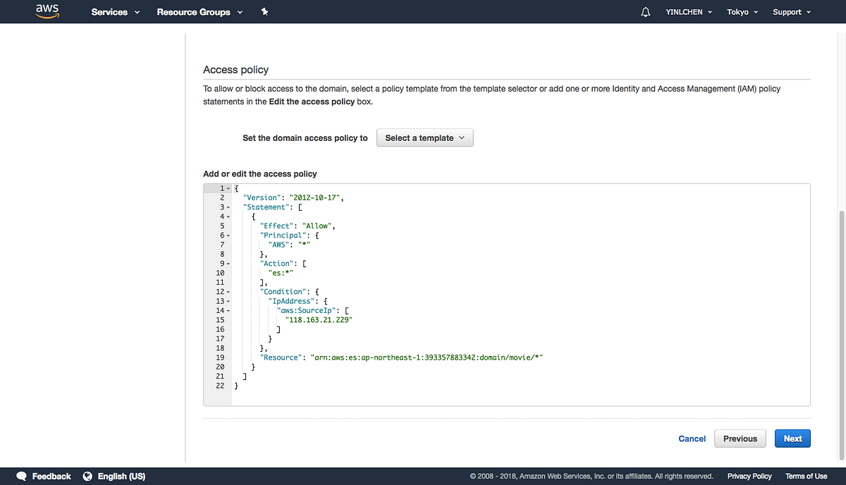 Build an ElasticSearch on AWS. Step 1: Create an Amazon ElasticSearch ...