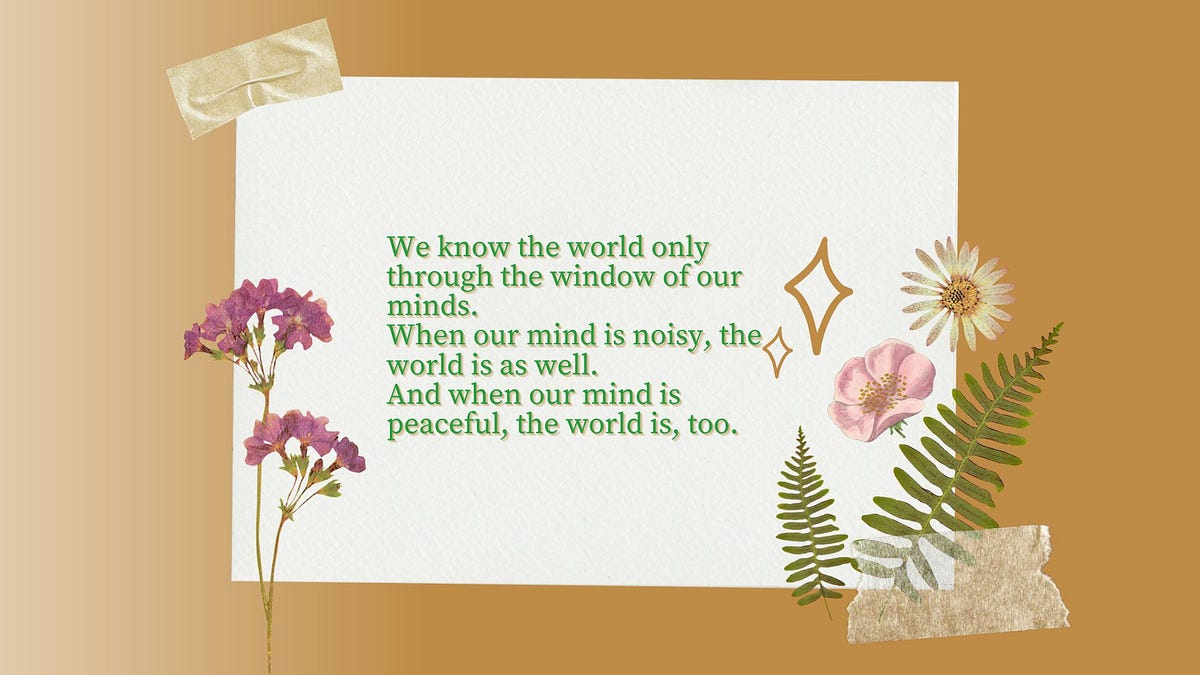 The things you can see only when you slow down by heamin sunim | by ...