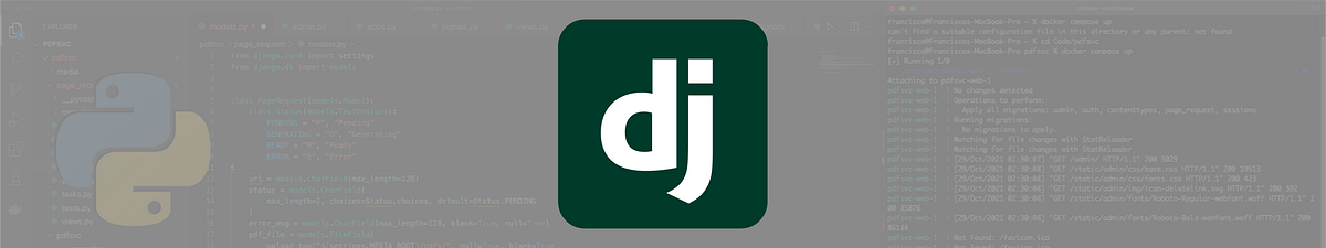 Episode 2 — Creating a PDF generating Django Application | by Francisco ...