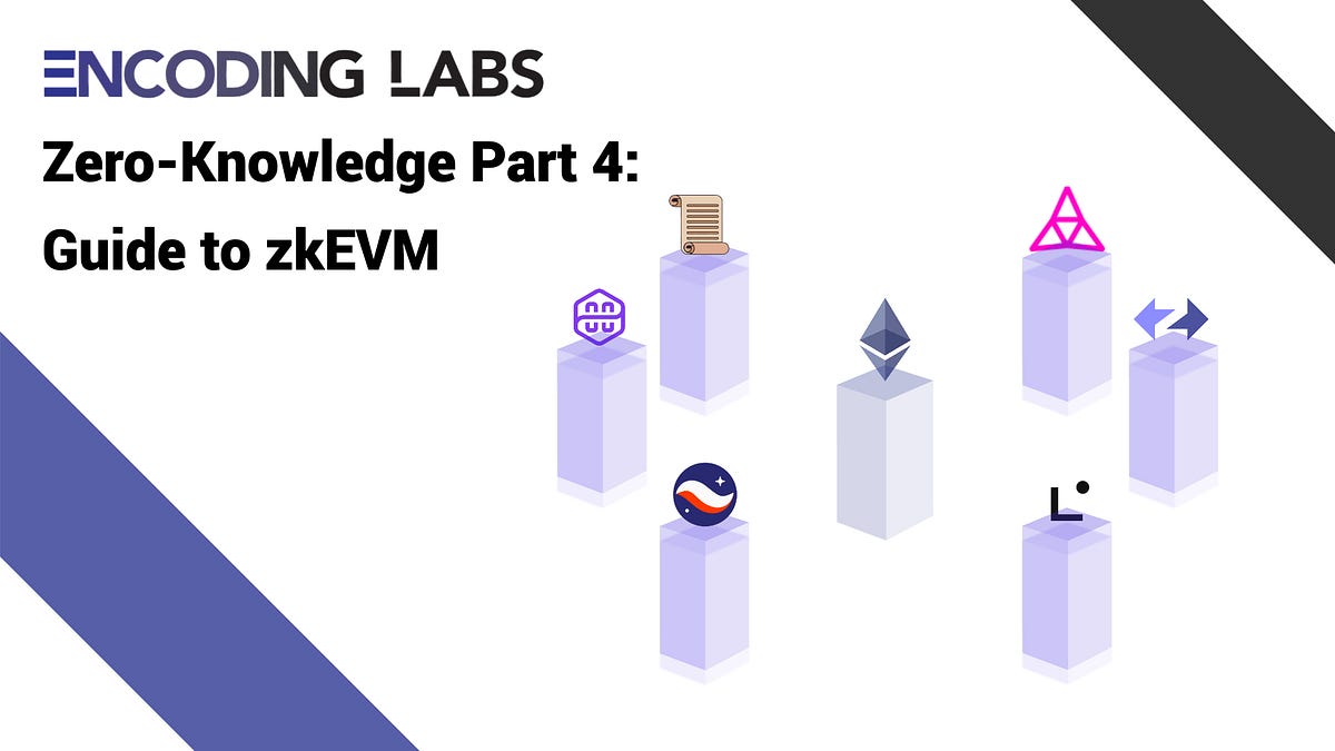 [ZK] Part 4: Guide to zkEVM. In Part 3 of our zero-knowledge series… | by Encoding Labs | Medium