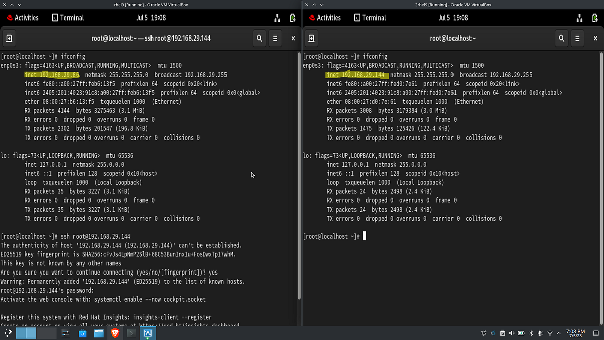 Securing Seamless Collaboration: Setting up a Network Practical with SSH in Linux | by Khushwant ...